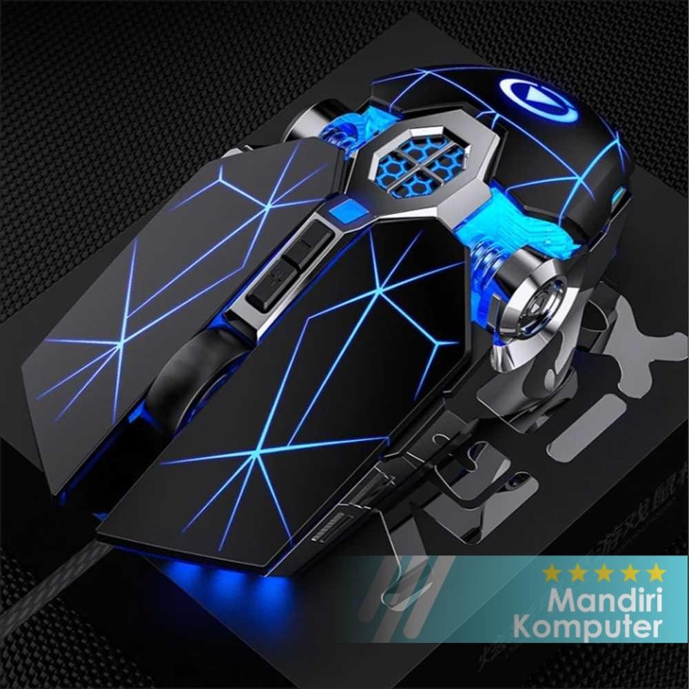 Jual Mouse Gaming LED Diamond Crack 7 Keys 3200 DPI - G3OS GUIJIAO ...