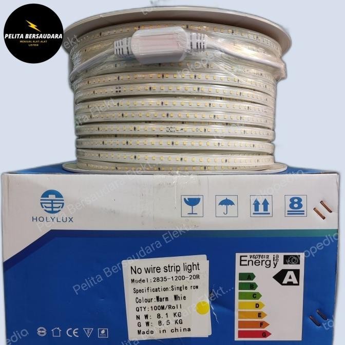 Jual LAMPU LED STRIP HOLYLUX 2835 120D 100M | Shopee Indonesia