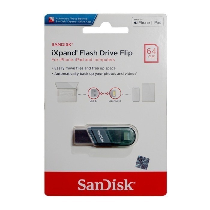 Jual Ixpand Flip 128Gb Sandisk Otg Flash Drive Usb 3.1 For Iphone ...