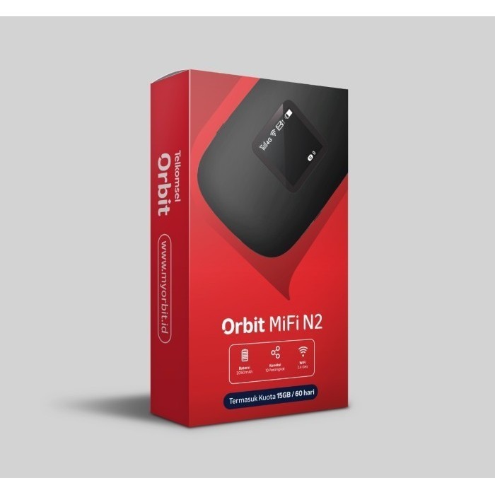 Jual Telkomsel Orbit Mifi N2 Portable Modem Wifi 4G High Speed Bonus ...
