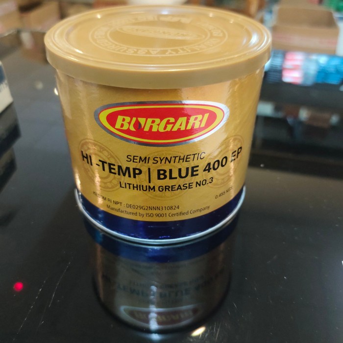 Jual Grease Hi temp Blue 400 EP 0,455 kg merk BURGARI | Shopee Indonesia