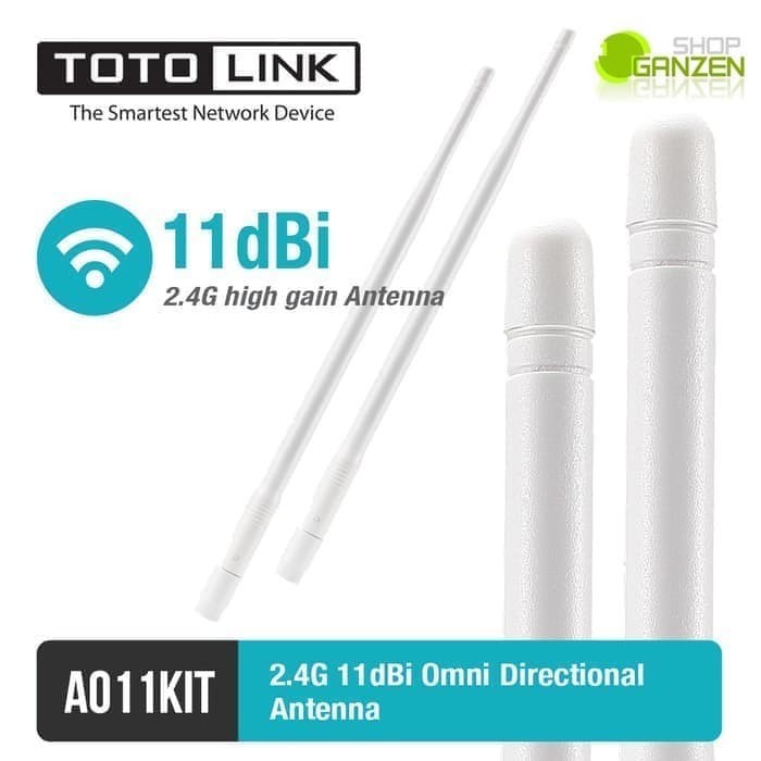 Jual New!!! TOTOLINK A011KIT 2.4GHz 11dBi Omni Directional Antenna Kit ...