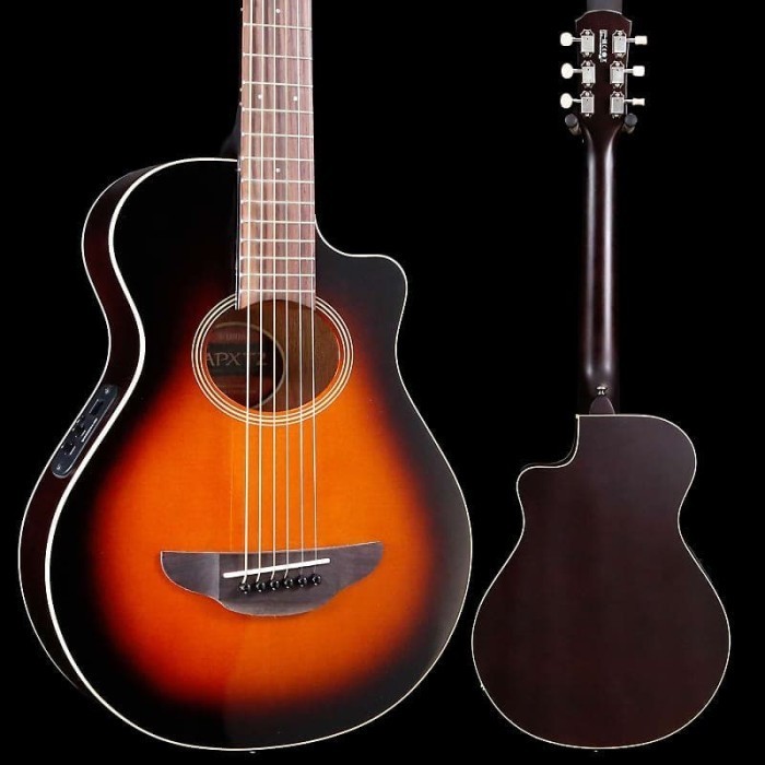 Jual Yamaha Mini Akustik Elektrik Gitar APXT2 / APX T2 OVS (OV Sunburst ...