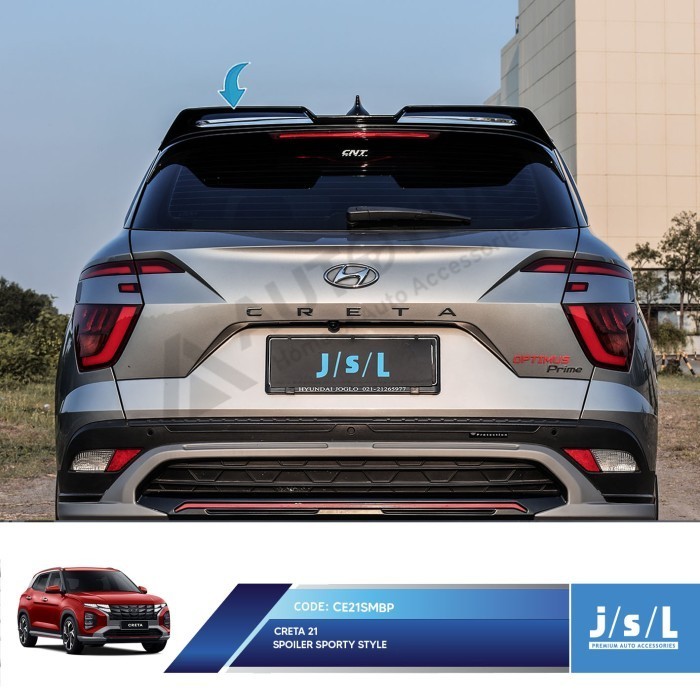 Jual Spoiler Hyundai Creta Jsl Model Sporty Color By Request | Shopee ...
