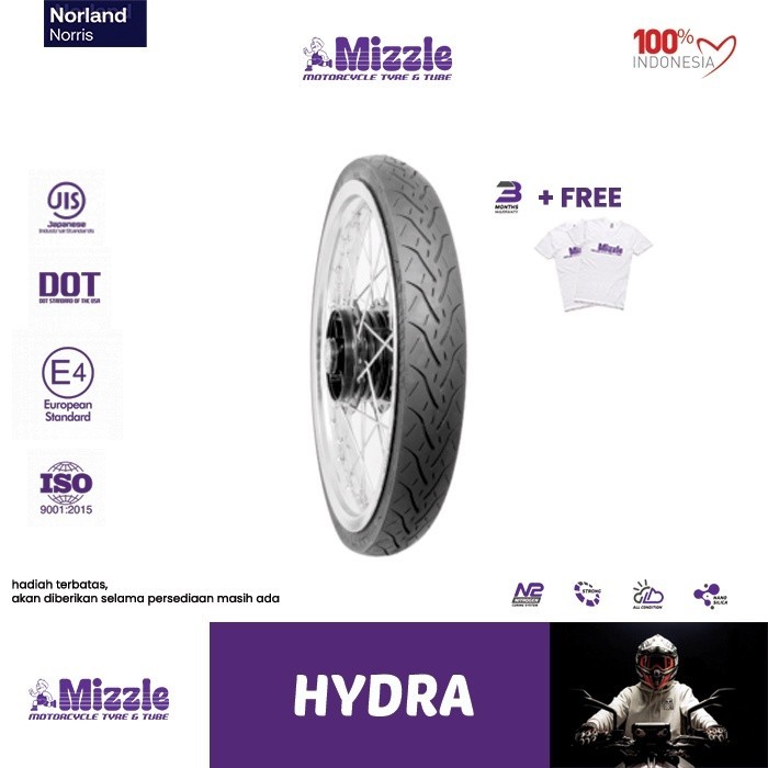 Jual Ban Motor Mizzle HYDRA 60/80-17 TubeType | Shopee Indonesia