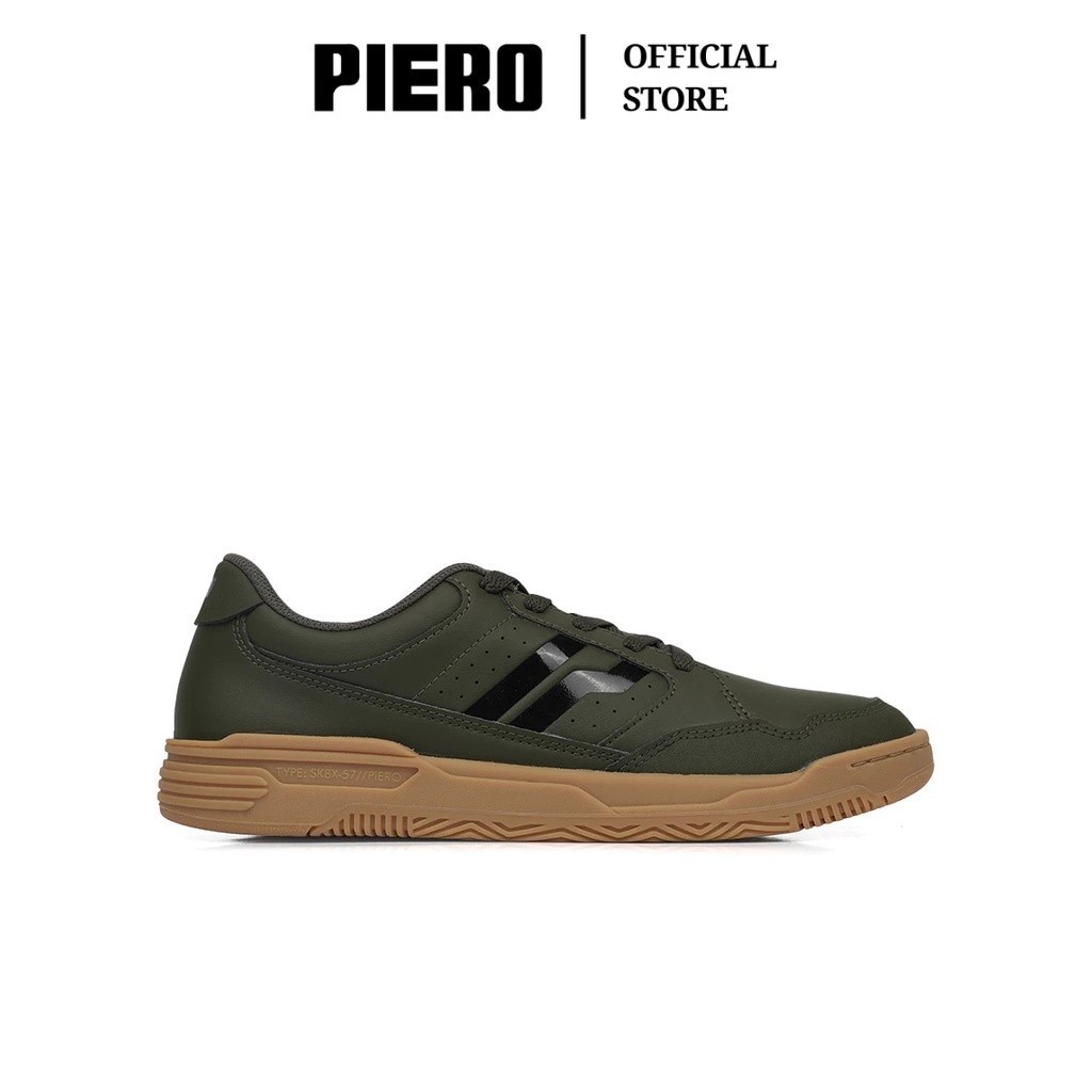 Jual PIERO SEPATU SNEAKERS PRIA STREET NERO OLIVE BLACK GUM ...