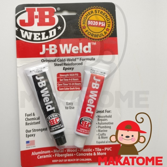 Jual JB WELD COLD WELD EPOXY WELDING COMPOUND LEM BESI SERBAGUNA J-B ...
