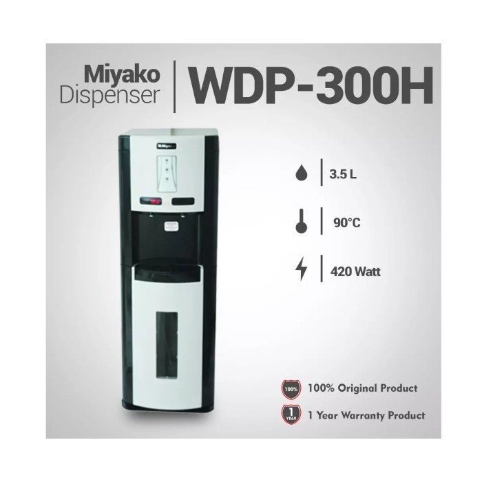Jual Miyako Wdp-300 H Dispenser / Galon Bawah / Wdp300H | Shopee Indonesia