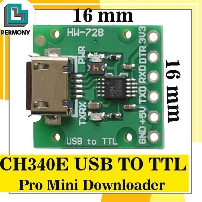 Jual CH340E USB to TTL Modul CH340 CH 340 Converter Module | Shopee Indonesia