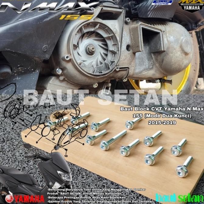 Jual Baut Set Block Cvt Yamaha Nmax Old Mode Dua Kunci | Shopee Indonesia