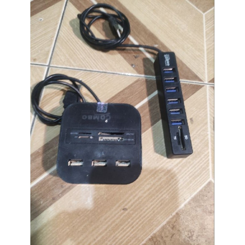 Jual USB HUB PLUS CARD READER COMBO | Shopee Indonesia