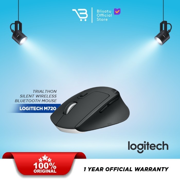 Jual Logitech M720 Triathlon Multi Device Wireless Mouse | Shopee Indonesia