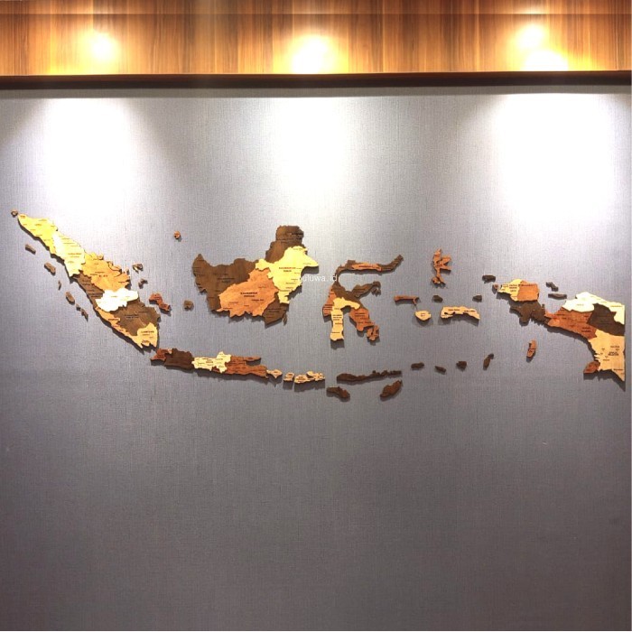 Jual Hiasan Dinding Peta Indonesia / Wall Decor Peta Indonesia Xl ...