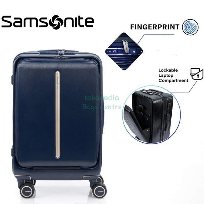 Jual Samsonite BEAMIX Koper Fingerprint Unlock Cabin 20" Laptop Access ...