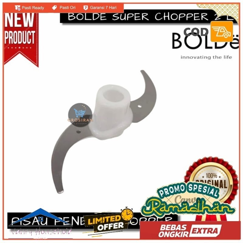 Jual PISAU KECIL CHOPPER BOLDe Super Chopper 12L Original | Shopee ...