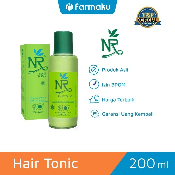 Jual NR HAIR TONIC 200 ML - TONIK UNTUK MENYUBURKAN RAMBUT | Shopee ...
