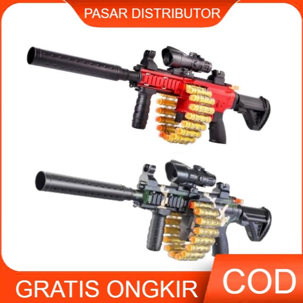 Jual SD83 Mainan Anak TOY GUN M416 ASSAULT RIFLE Tembakan Eva Soft Bullet Series Viral | Shopee ...