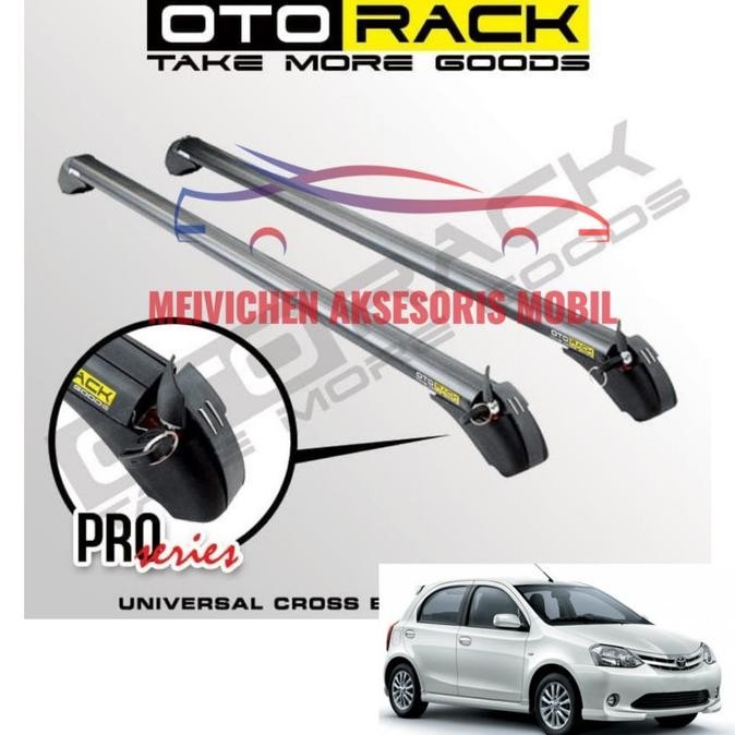 Jual Roof Rack / Cross Bar Otorack Jepit Body Pro Mobil Etios | Shopee ...