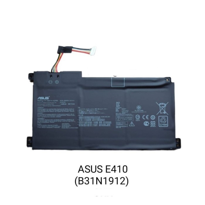 Jual BATERAI ASUS VIVOBOOK 14 E410 E140M E410MA E410KA B31N1912 C31N1912 | Shopee Indonesia