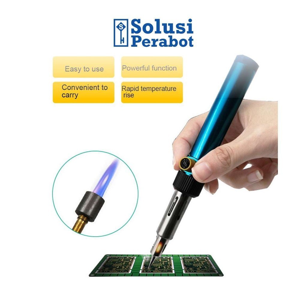 Jual Gas Soldering Iron 3in1 SP / Gun Butane Blow Torch Cordless ...