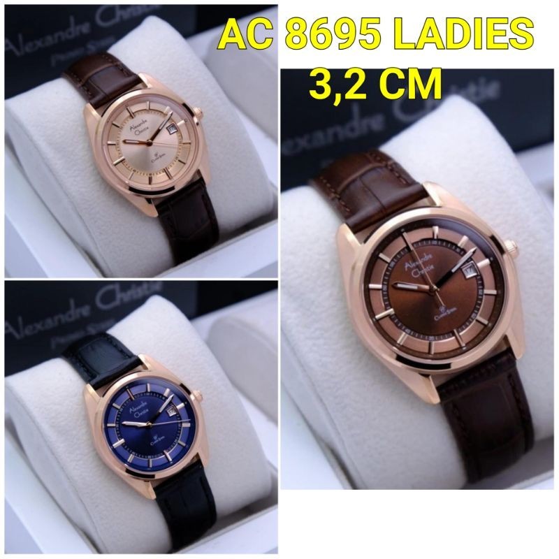 Jual JAM TANGAN WANITA ALEXANDRE CHRISTIE ORIGINAL AC8695/AC 8696 ...