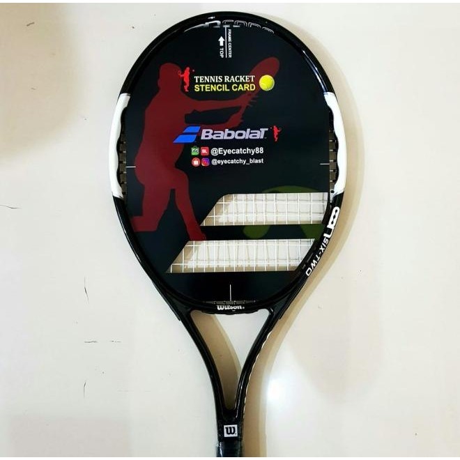 Jual Cetakan Raket / Logo Raket / Stencil Card Tenis - Art Karton ...