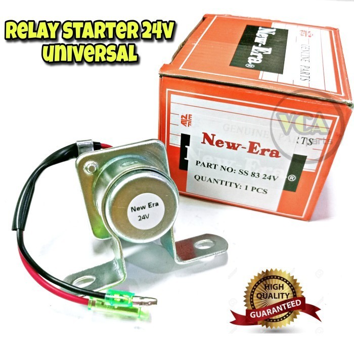 Jual Asli Relay Starter 24V Universal No Part Ss 83 Merk New Era Ready ...