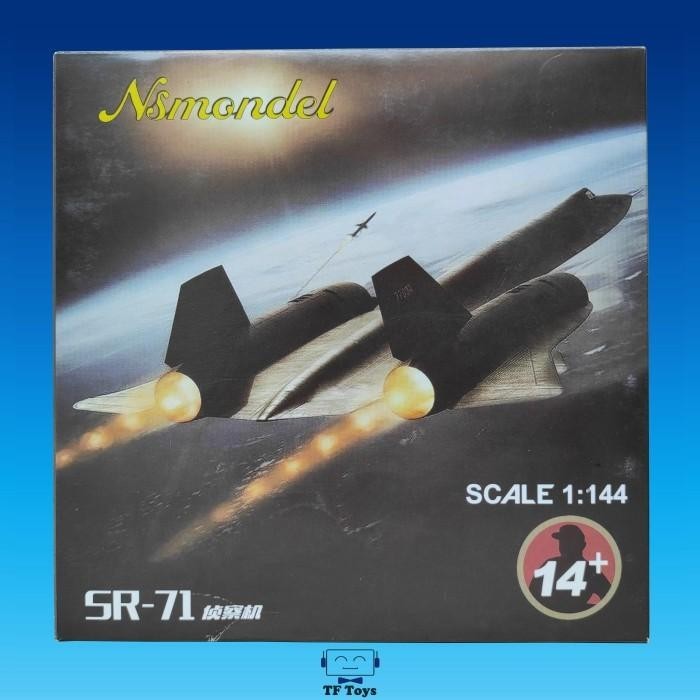Jual MINIATUR DIECAST NOT MODEL KIT MOKIT SR71 SR-71 BLACKBIRD 1:144 1/ ...