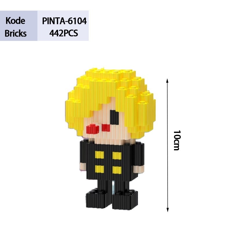 Jual Keeppley Blok Bangunan Bricks Building Karakter One Piece Mainan ...