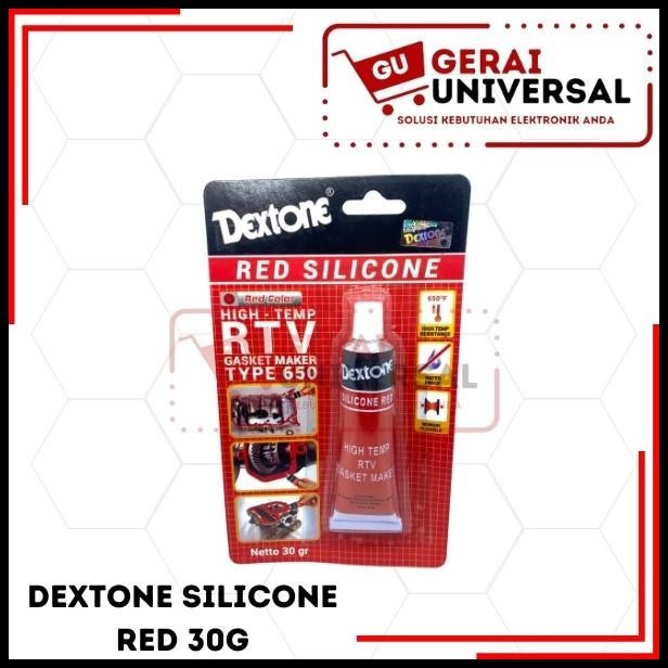 Jual HOT DEAL LEM DEXTONE SILICONE RED RTV SEALANT TAHAN PANAS ...