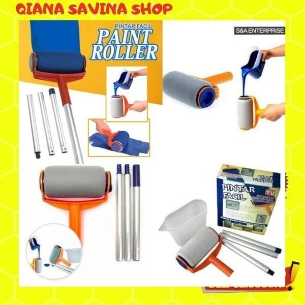 Jual Alat Cat Dinding Pintar Pancil Roll Easy Magic Paint Roller Kuas ...