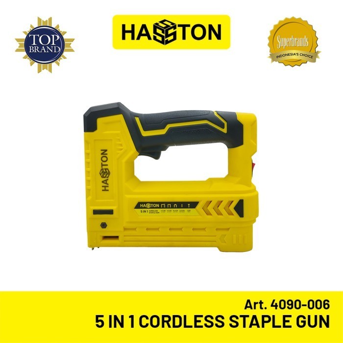 Jual Hasston Mesin Staples Cordless 5 In 1 / Cordless Staples Gun(4090 ...
