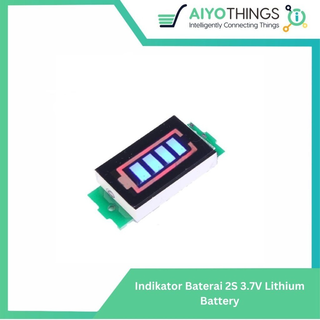 Jual Indikator Baterai 2S 3.7V Lithium Battery Capacity Indicator LED ...