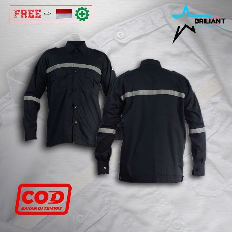 Jual Baju Wearpack Safety | Seragam kerja Proyek Scotlight | FREE BEDGE ...