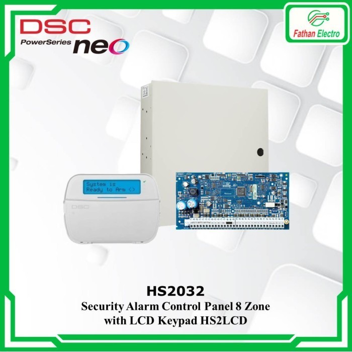 Jual Alarm Control Panel 8 Zone Dsc Neo Hs2032 + Lcd Keypad | Shopee ...