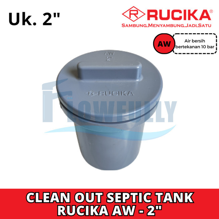Jual CLEAN OUT AW 2 INCH RUCIKA CO 2" TUTUP SEPTIC TANK PVC BUKA TUTUP ...