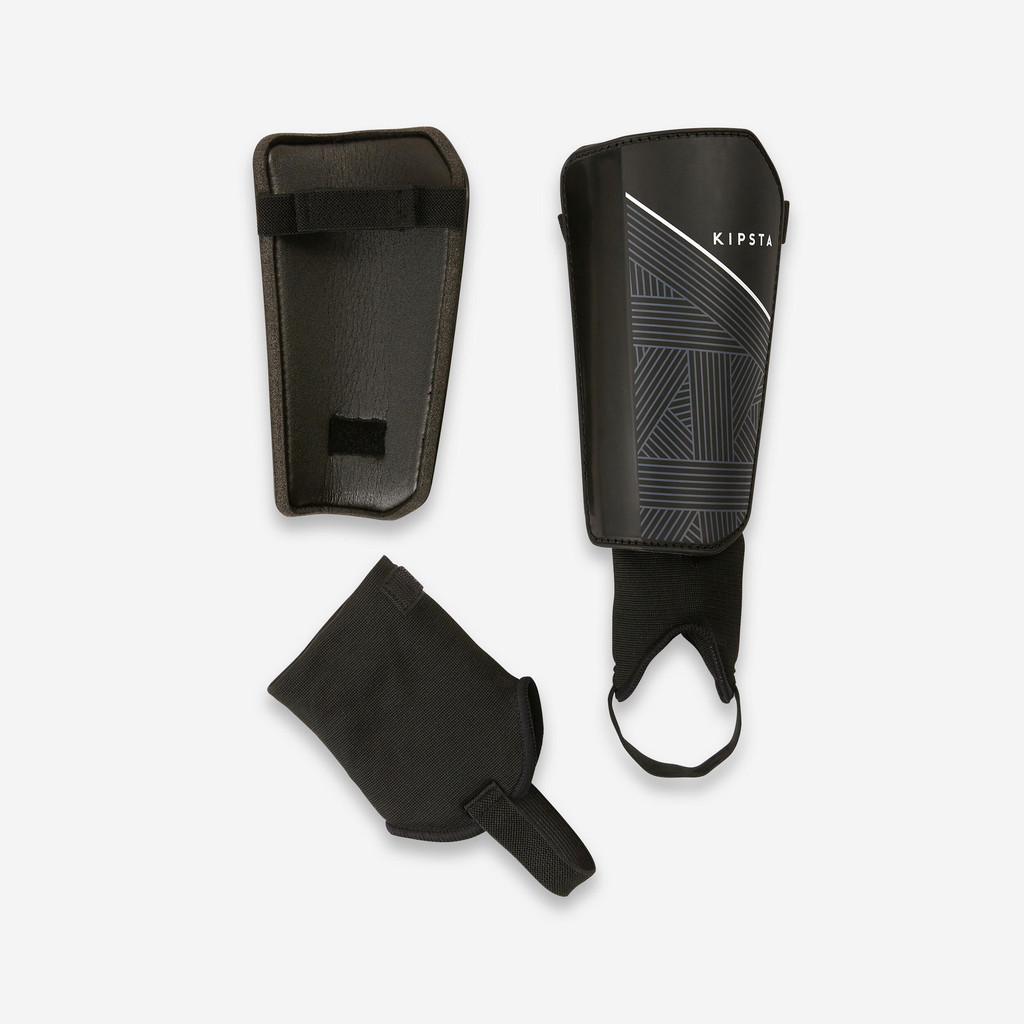 Jual Decathlon KIPSTA Shin Guard Anak Essential 140 - Hitam - 8734602 ...