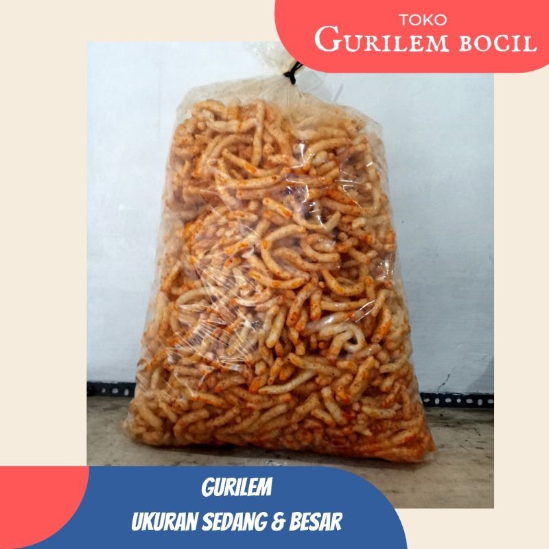 Jual Kerupuk gurilem sadrasa ukuran besar ball'an | Shopee Indonesia