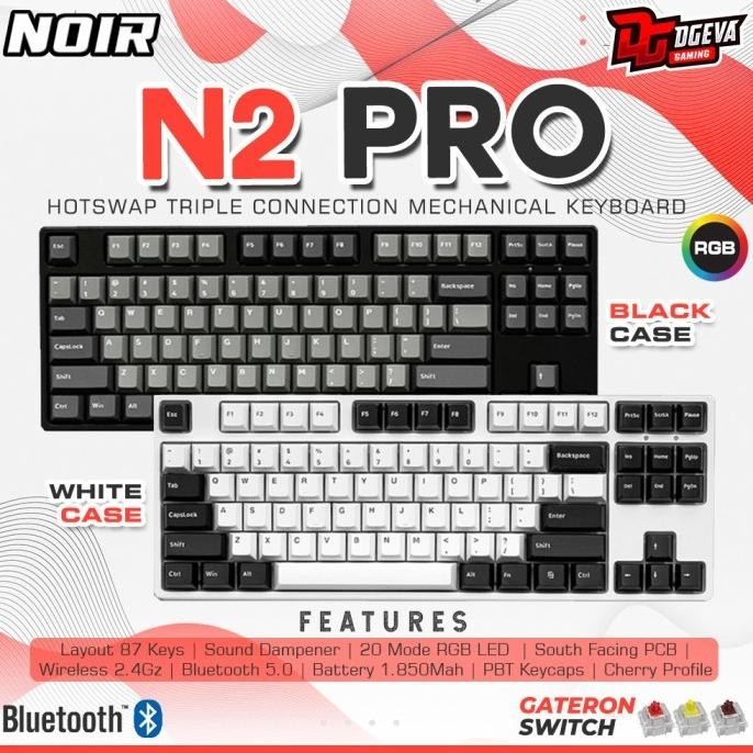 Jual New Noir N2 Pro Rgb Tkl Hotswap Wireless Mechanical Gaming ...