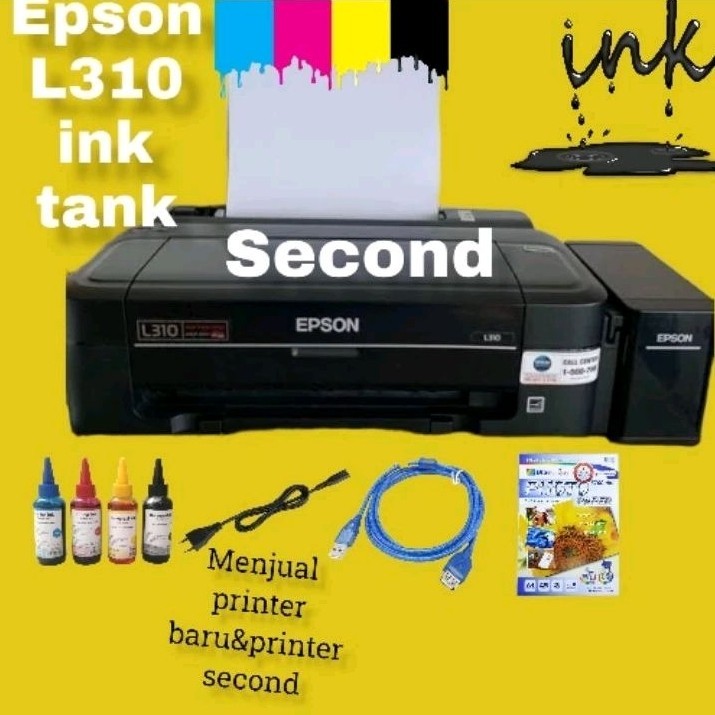Jual Printer Epson L310 Print Only Ink Jet [Second] | Shopee Indonesia