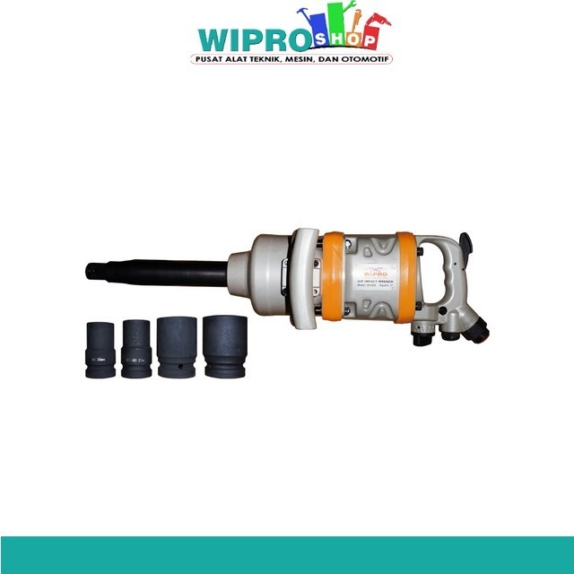 Jual Wipro Air Impact Wrench AS-925 (1") + 4 pcs Impact Sock | Shopee ...
