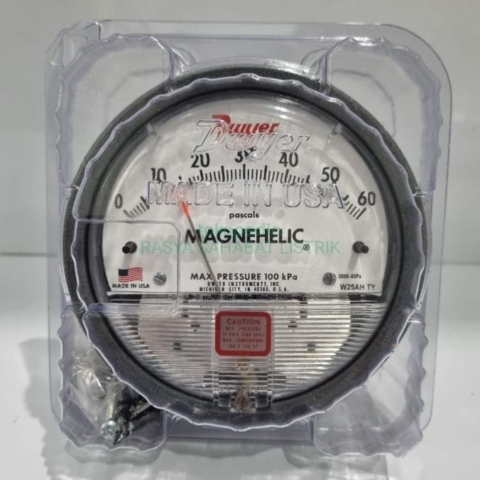 Jual New Dwyer 2000-60Pa 0-60 Magnehelic Differential Pressure Gauge | Shopee Indonesia