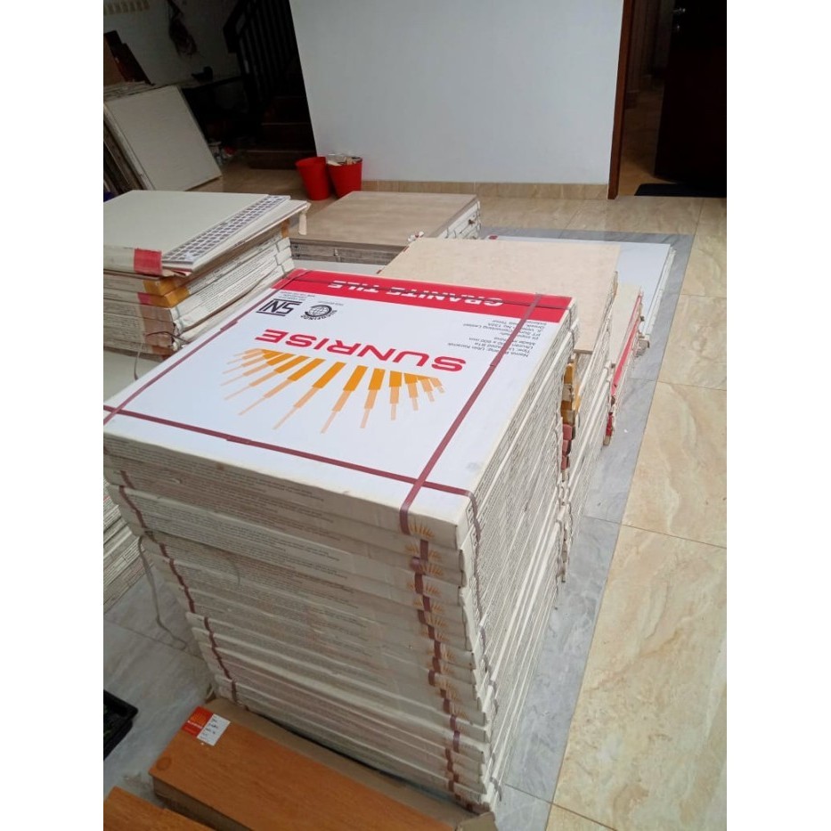Jual Granite Tile 60X60, Super White Double Loading, Merek Sunrise ...