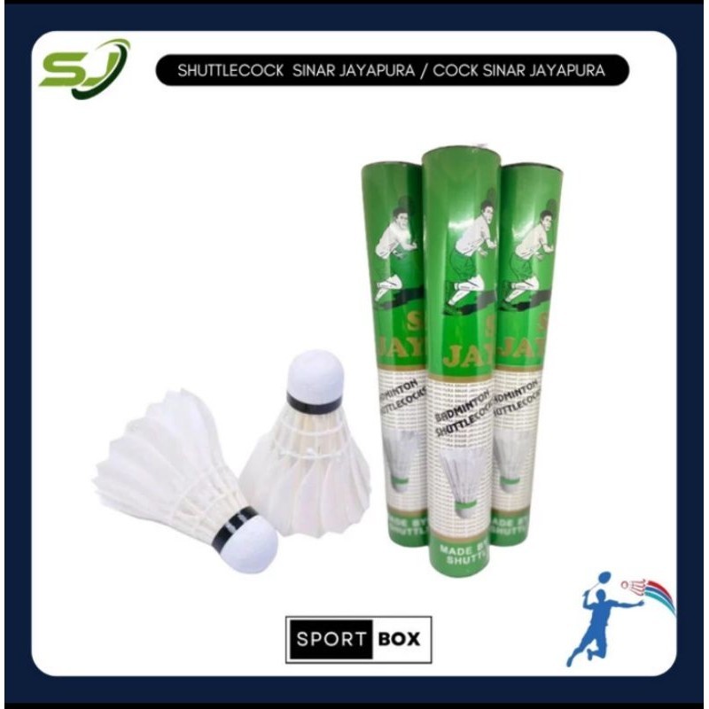 Jual SHUTTLECOCK / KOK BADMINTON SINAR JAYAPURA ORIGINAL 100% | Shopee ...
