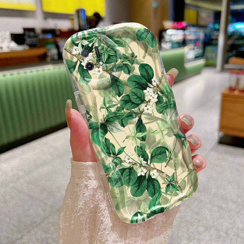Jual Casing Hp OPPO A16K OPPO A16E Case hp hijau daun dalam pola Musim ...