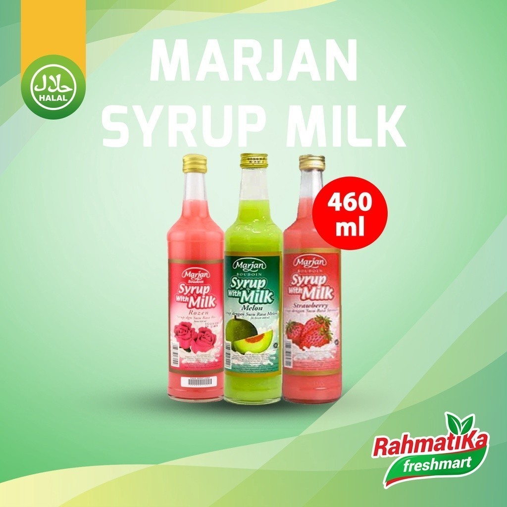 Jual Marjan Boudoin Syrup With Milk / Sirup Dengan Susu 460 ml (Btl ...