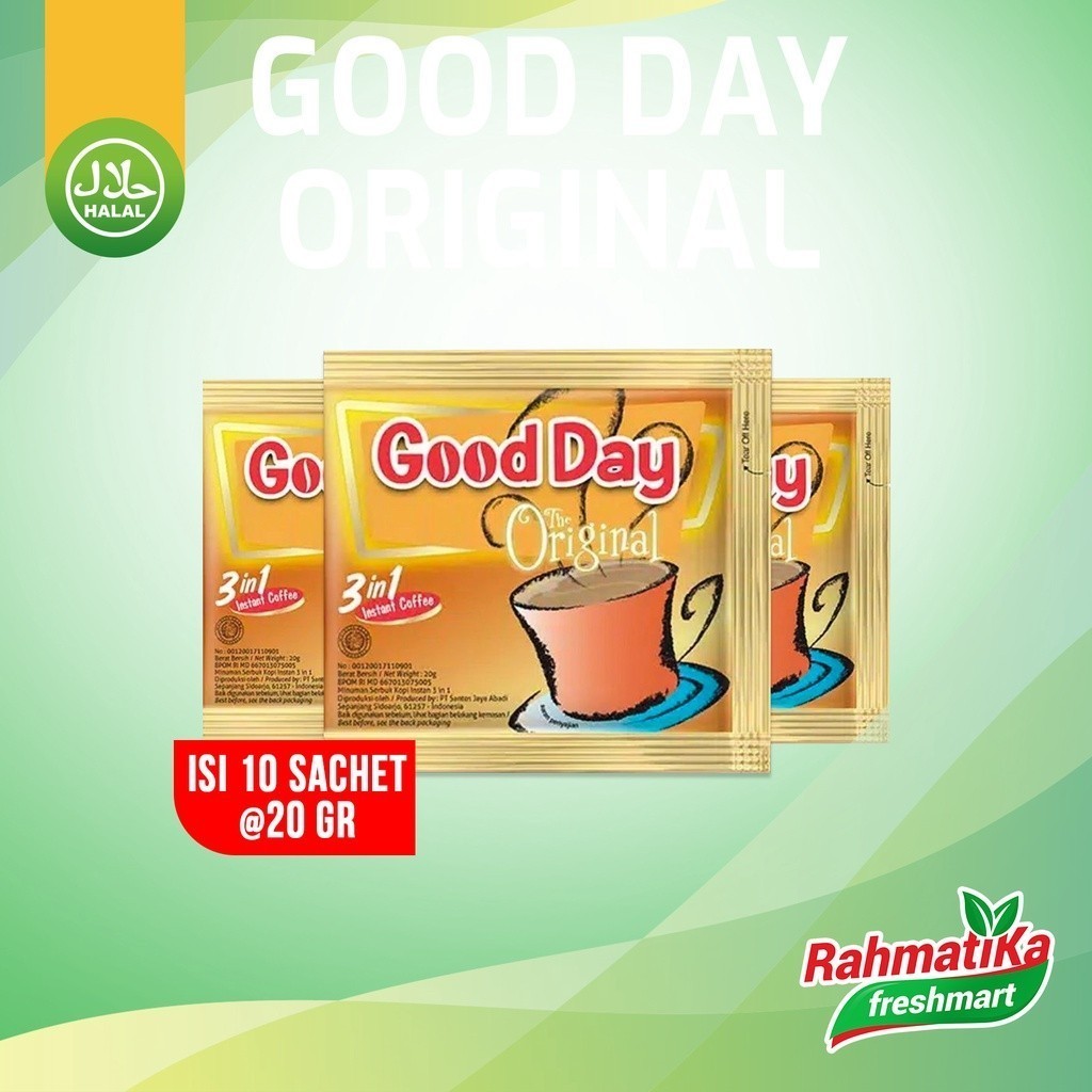 Jual Good Day Original (Isi 10 Sachet @20 gram) | Shopee Indonesia