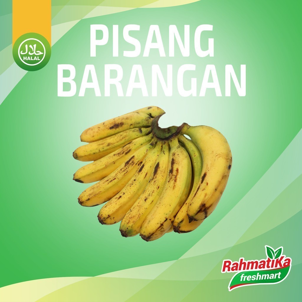 Jual Pisang Barangan 1 Sisir / Buah Pisang Barangan Persisir | Shopee ...
