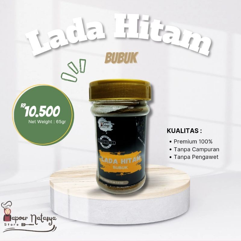 Jual Dapoer Natasya - Lada Hitam Bubuk Black Papper Powder Bumbu Masak ...