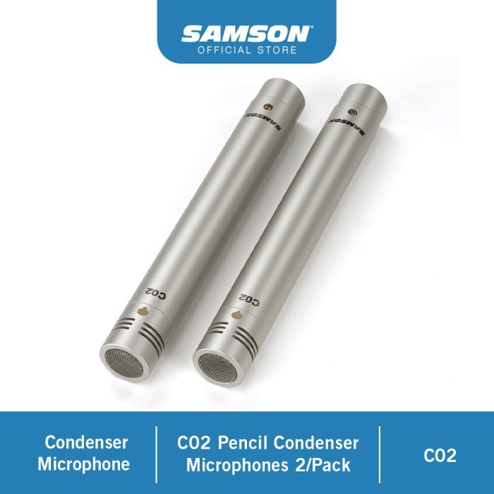 Jual Samson C02 Pencil Condenser Microphones 2/Pack | Shopee Indonesia